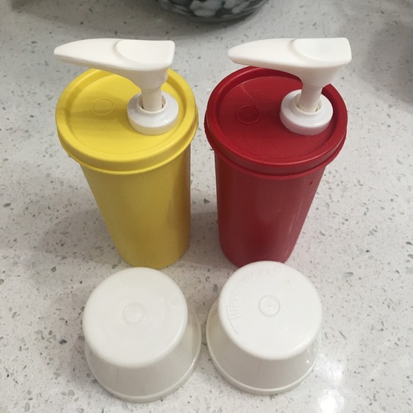 Tupperware | Kitchen | Tupperware Vintage Ketchup Mustard Pump ...